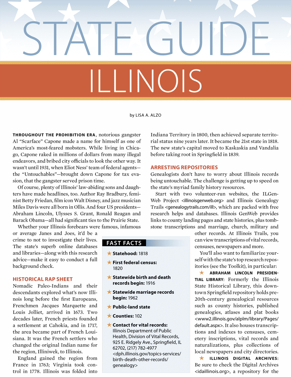 Illinois History and Research Overview