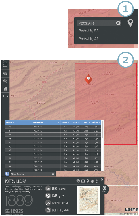 Tutorial: How to Find Family Hometowns on Topographic Maps With USGS ... Tutorial: How to Find Family Hometowns on Topographic Maps With USGS ...
