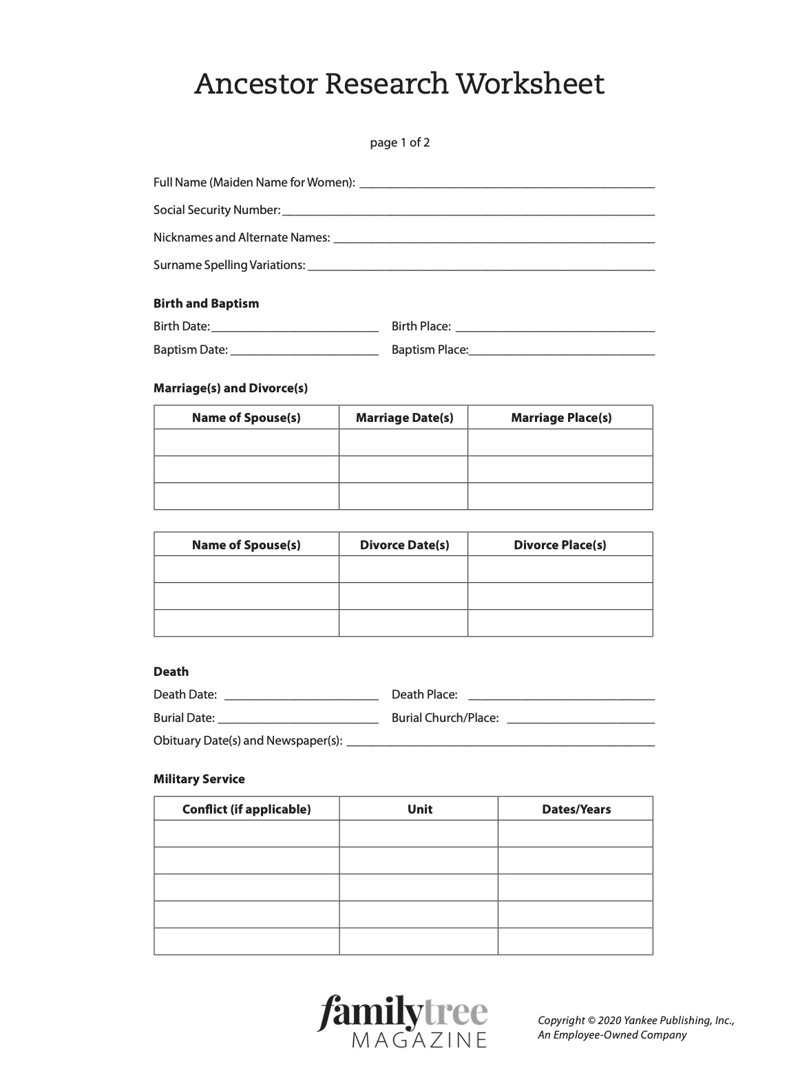 Family Tree Magazine | Build Your Family Tree with Genealogy